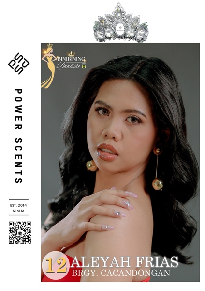 Aleyah Frias - Binibining Bautista 2025 - PowerScents Award - Pageant Vote PH