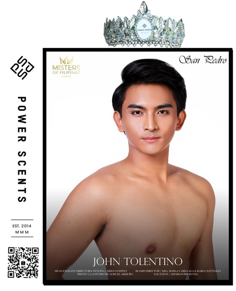 John Tolentino - Misters of Filipinas Laguna 2025 -PowerScent - Pageant Vote PH