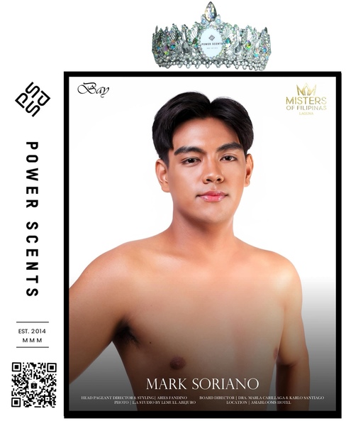 Mark Soriano - Misters of Filipinas Laguna 2025 -PowerScent - Pageant Vote PH