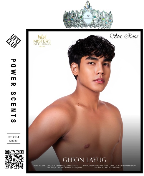 Ghion Layug - Misters of Filipinas Laguna 2025 -PowerScent - Pageant Vote PH