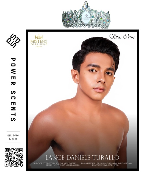 Lance Daniele Turallo - Misters of Filipinas Laguna 2025 -PowerScent - Pageant Vote PH