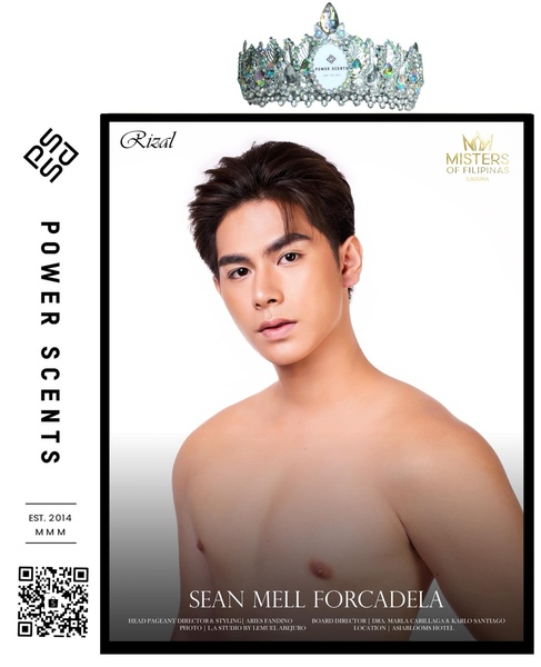 Sean Mell Forcadela - Misters of Filipinas Laguna 2025 -PowerScent - Pageant Vote PH