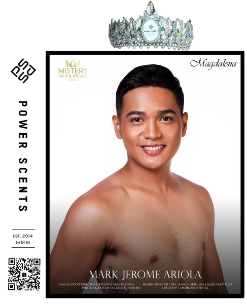Mark Jerome Ariola - Misters of Filipinas Laguna 2025 -PowerScent - Pageant Vote PH