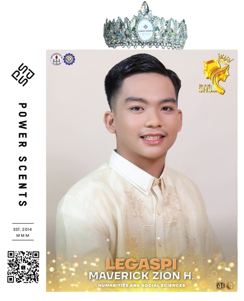 Maverick Zion Legaspi - Mr. & Ms. SHS 2025 - PowerScents Award ...