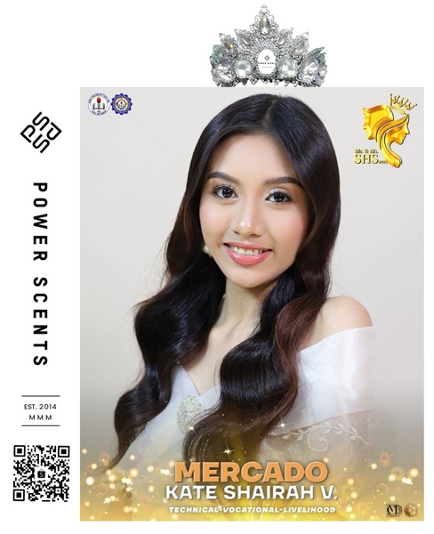 Kate Shairah Mercado - Mr. & Ms. SHS 2025 - PowerScents Award - Pageant Vote PH